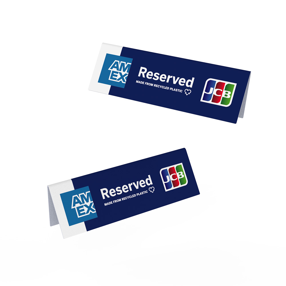 Reserved Signs for tables | American Express Signs and Supplies Portal