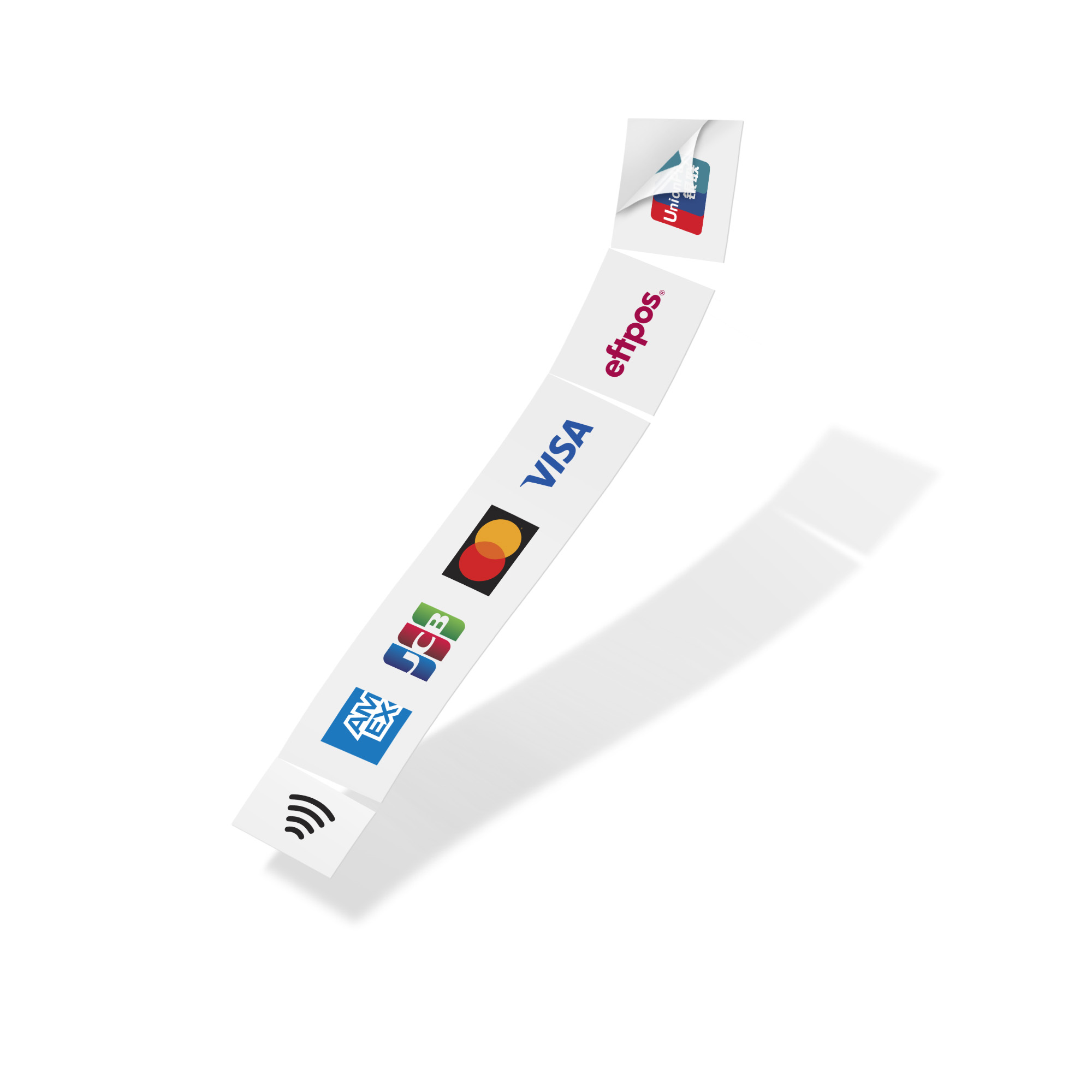 Multi Card Horizontal Sticker | American Express Signs and Supplies Portal