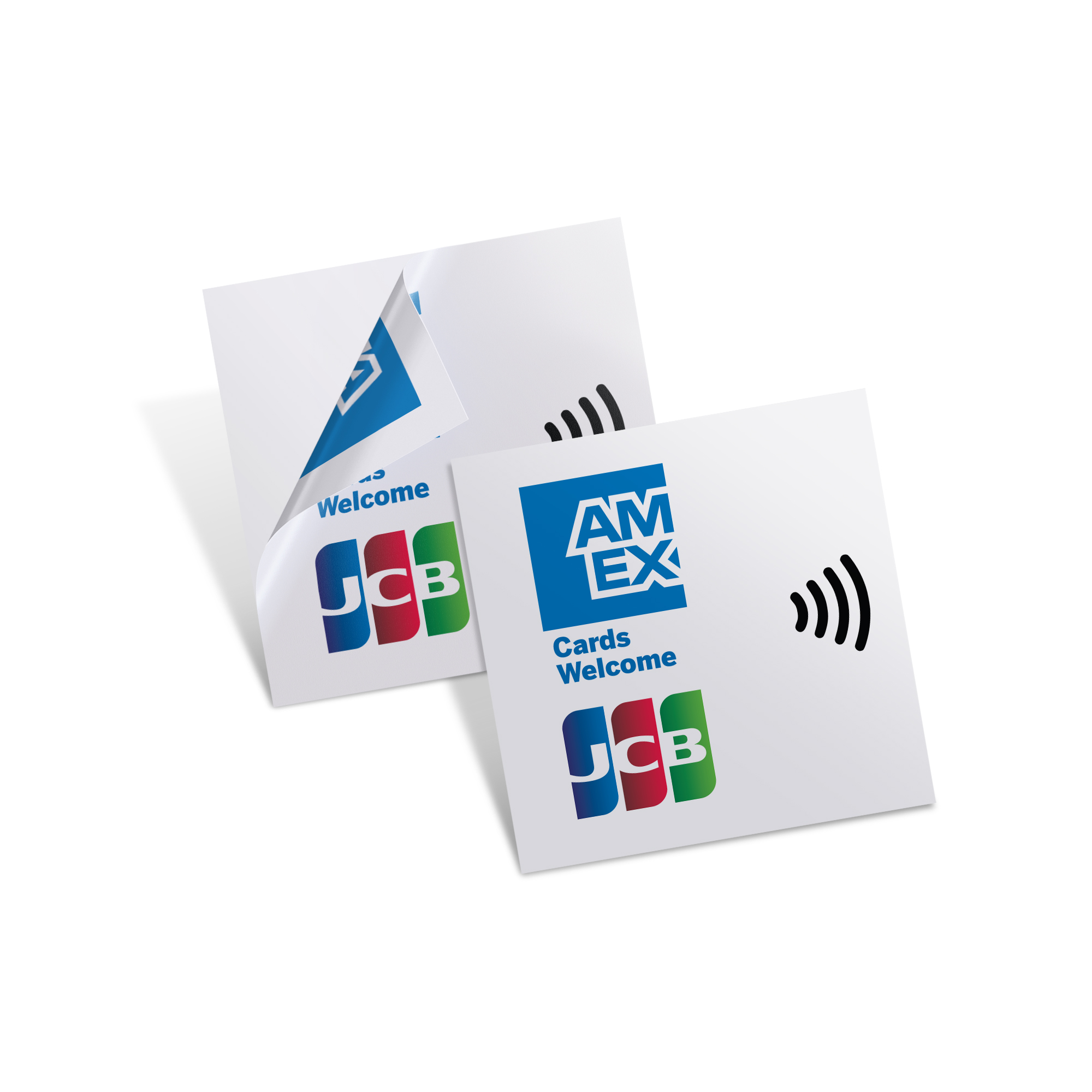 Decal - AMEX + JCB - Contactless | American Express Signs and Supplies ...