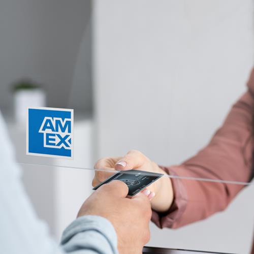 American Express Logo Sticker | American Express Signs and Supplies Portal